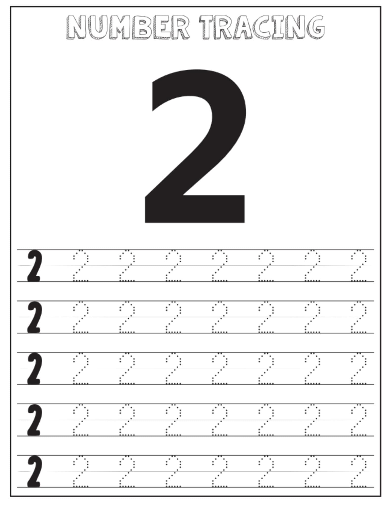 Printable Kindergarten Math Workbook-counting, Tracing, Addition ...