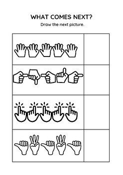 Spot the Pattern-no Prep Printable Worksheets-finish the - Etsy