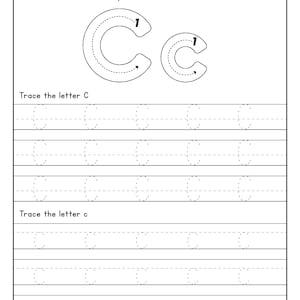 Printable Alphabet Tracing Worksheets - 26 Pages With Stroke Order ...