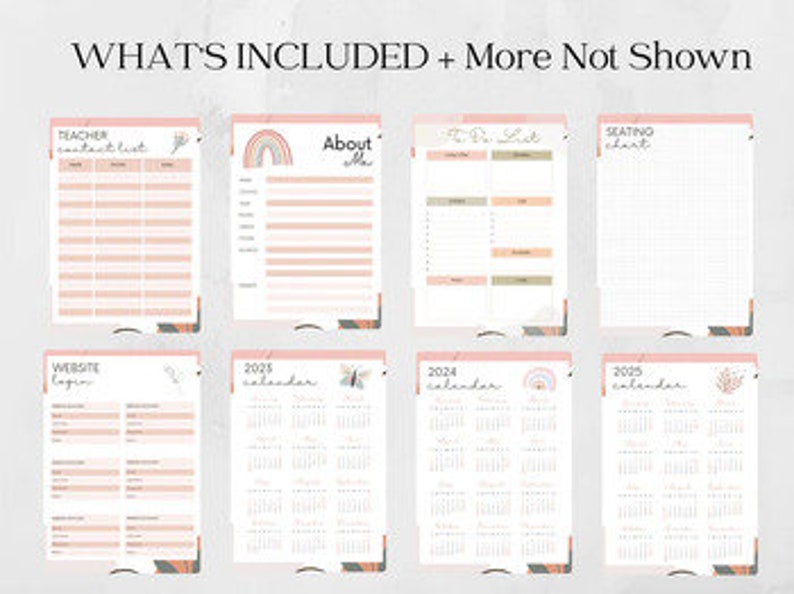 The ULTIMATE Editable Teacher Planner-teacher Organizer-student Info ...