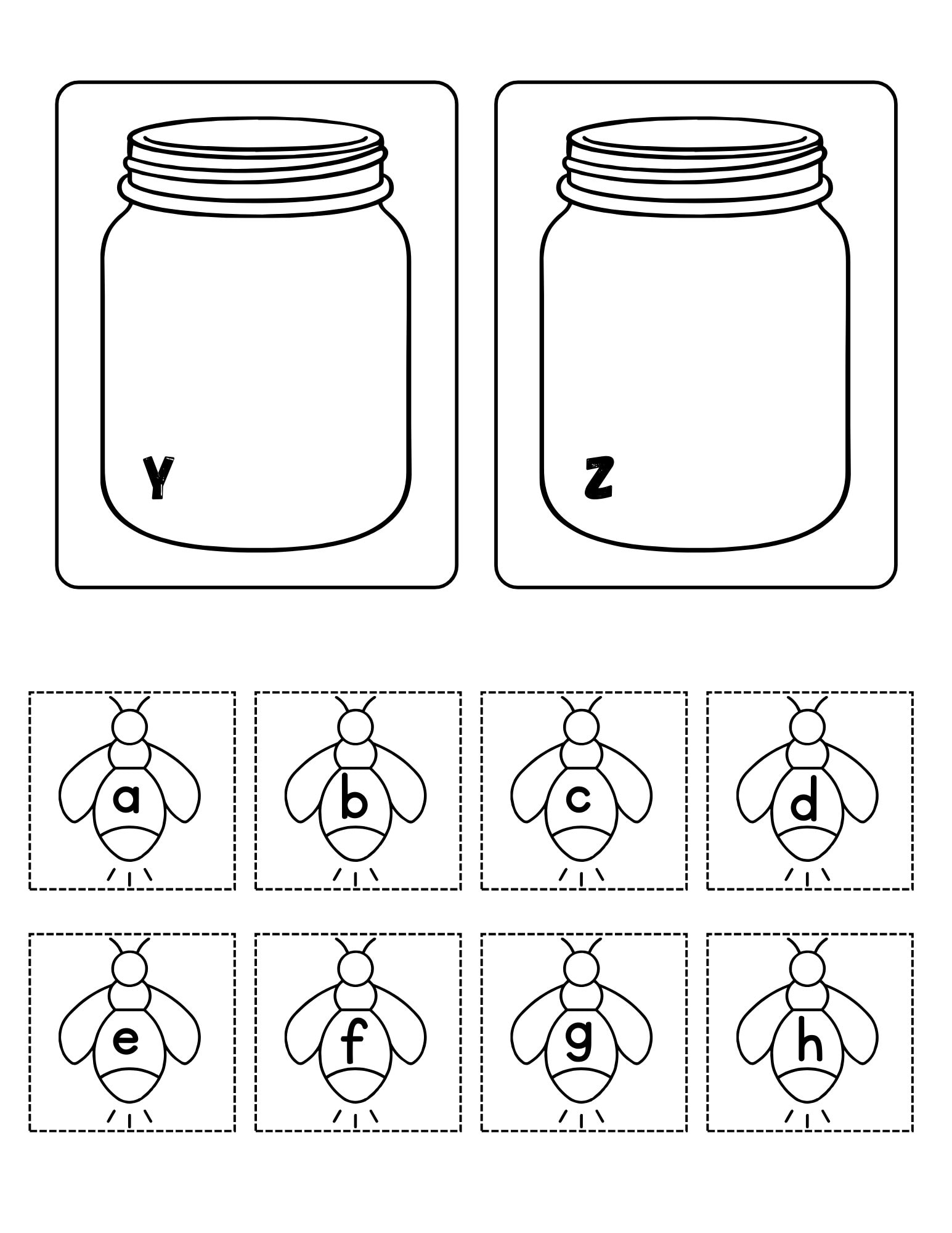 Bug Themed Workbook-letter Recognition, Number Recognition, Counting ...