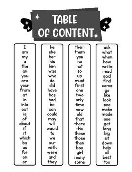 117 Page Sight Word Workbook-printable No Prep Sight Word Practice ...