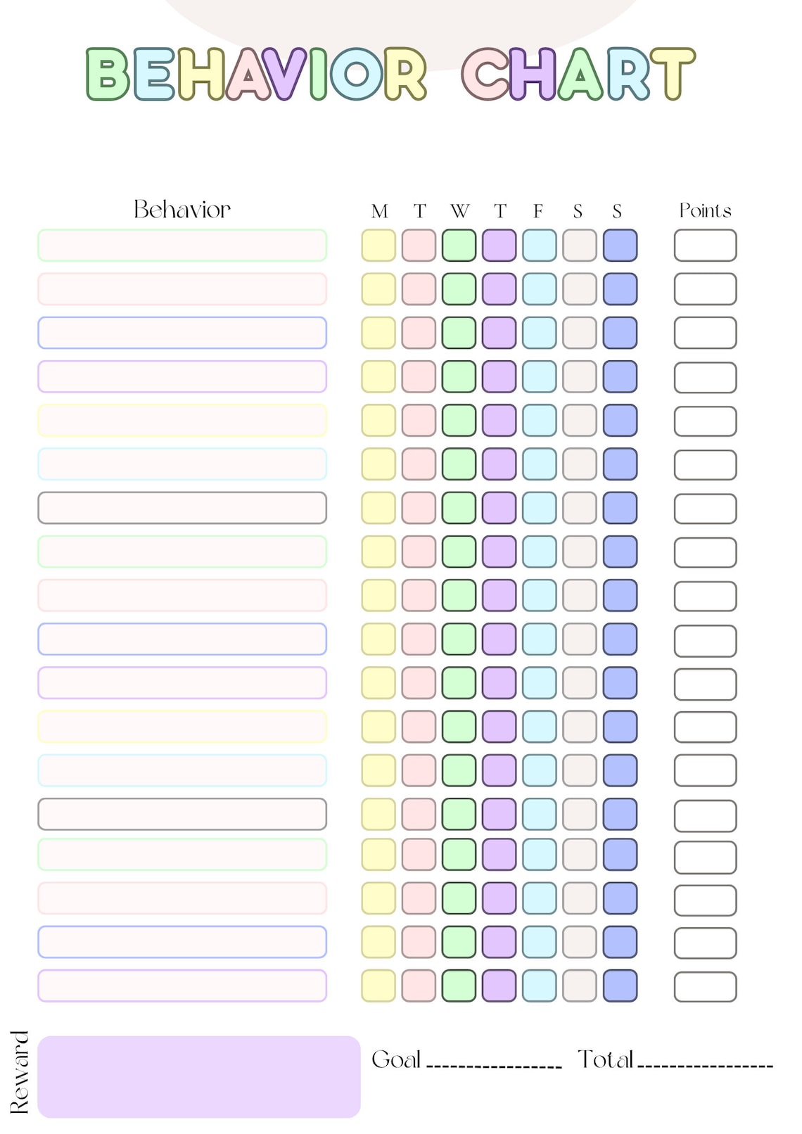 Behavior Workbook for Students-coping Skills-behavior Chart-trigger ...