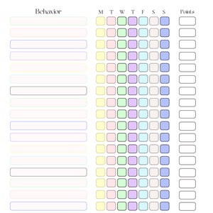 Behavior Workbook for Students-coping Skills-behavior Chart-trigger ...