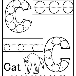 Alphabet Tracing & Dotting Worksheets | Capital and Lowercase Letter ...