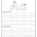 Printable Alphabet Tracing Worksheets - 26 Pages With Stroke Order ...