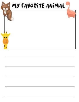 Printable Opinion Writing Journal for Kindergarten to 2nd - Etsy