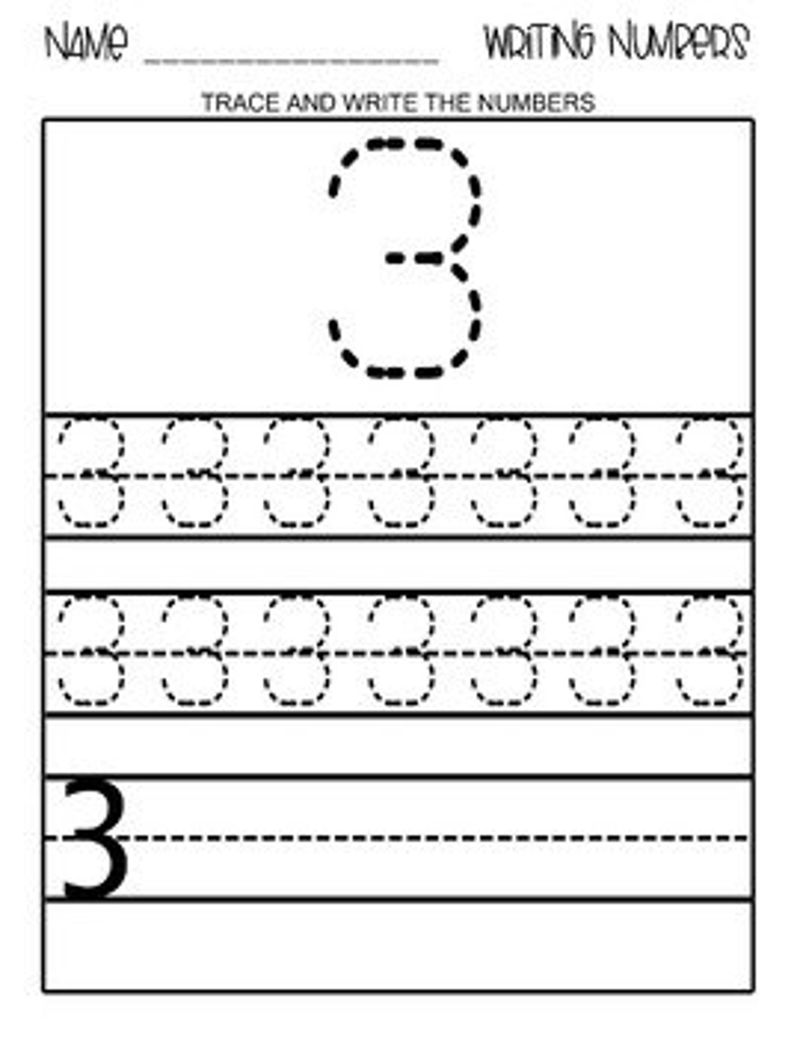 Kindergarten Math Workbook-all About the Numbers 1 to 10-tracing ...