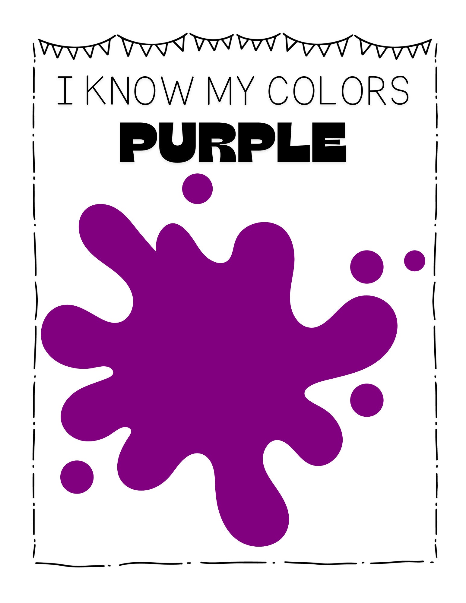 I Know My Colors BINGO Printable Game - Includes 3x3 & 4x4 Cards, Flash ...