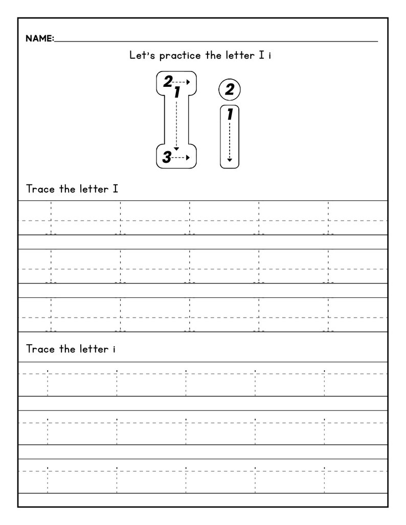 Printable Alphabet Tracing Worksheets - 26 Pages With Stroke Order ...