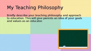 Editable Meet the Teacher Powerpoint-back to School-first Day of School ...