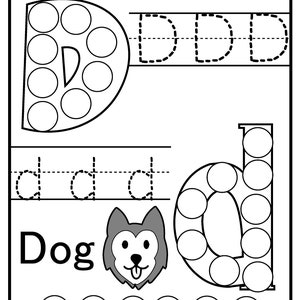 Alphabet Tracing & Dotting Worksheets | Capital and Lowercase Letter ...