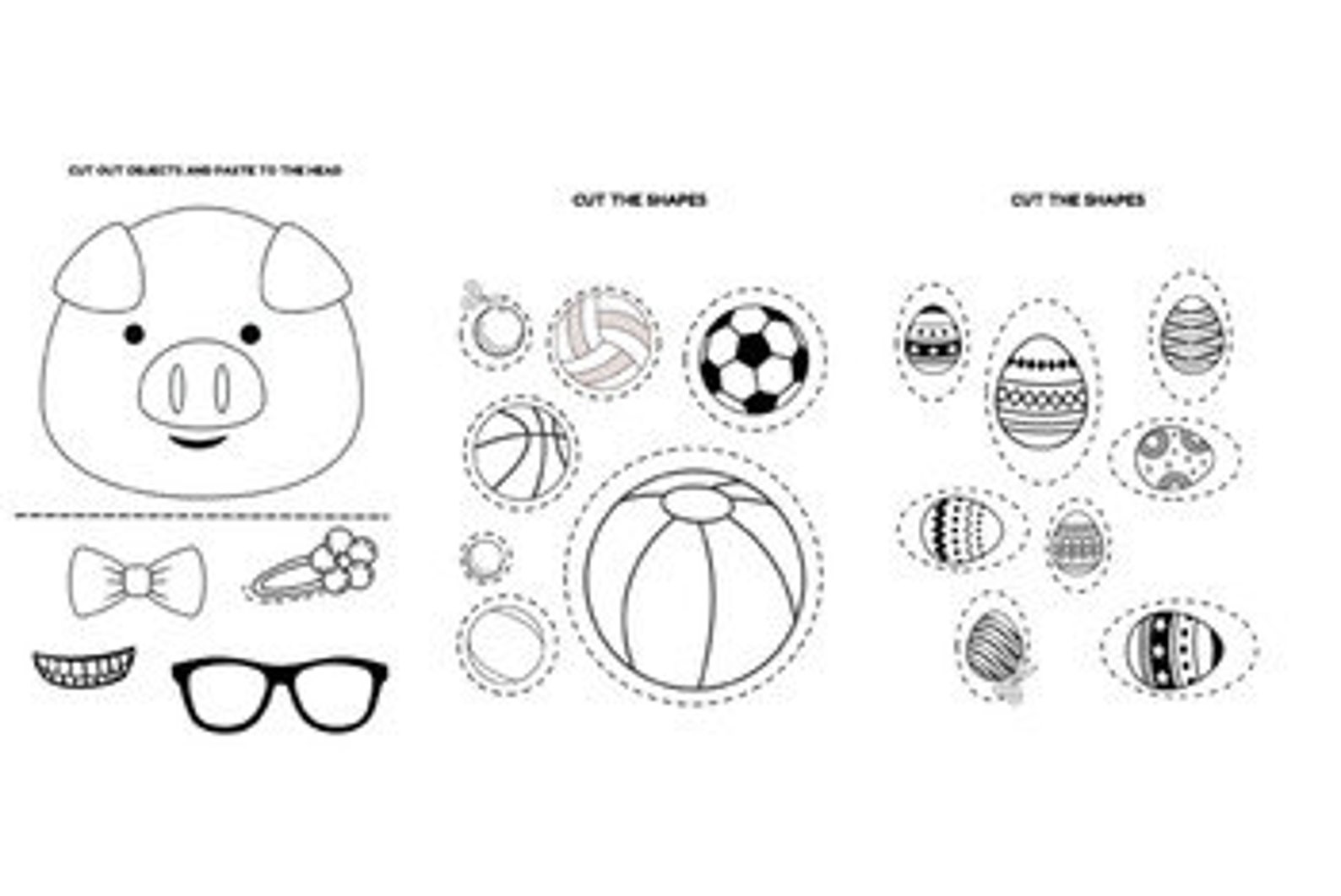 Scissor Skills Worksheets-fine Motor Practice-prek to 1st Grade ...