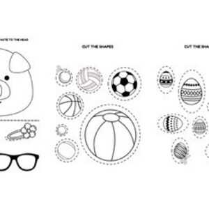 Scissor Skills Worksheets-fine Motor Practice-prek to 1st Grade ...