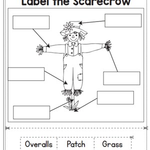 Kindergarten Fall Theme Literacy Workbook-letter Recognition-phonics ...