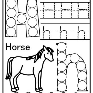 Alphabet Tracing & Dotting Worksheets | Capital and Lowercase Letter ...