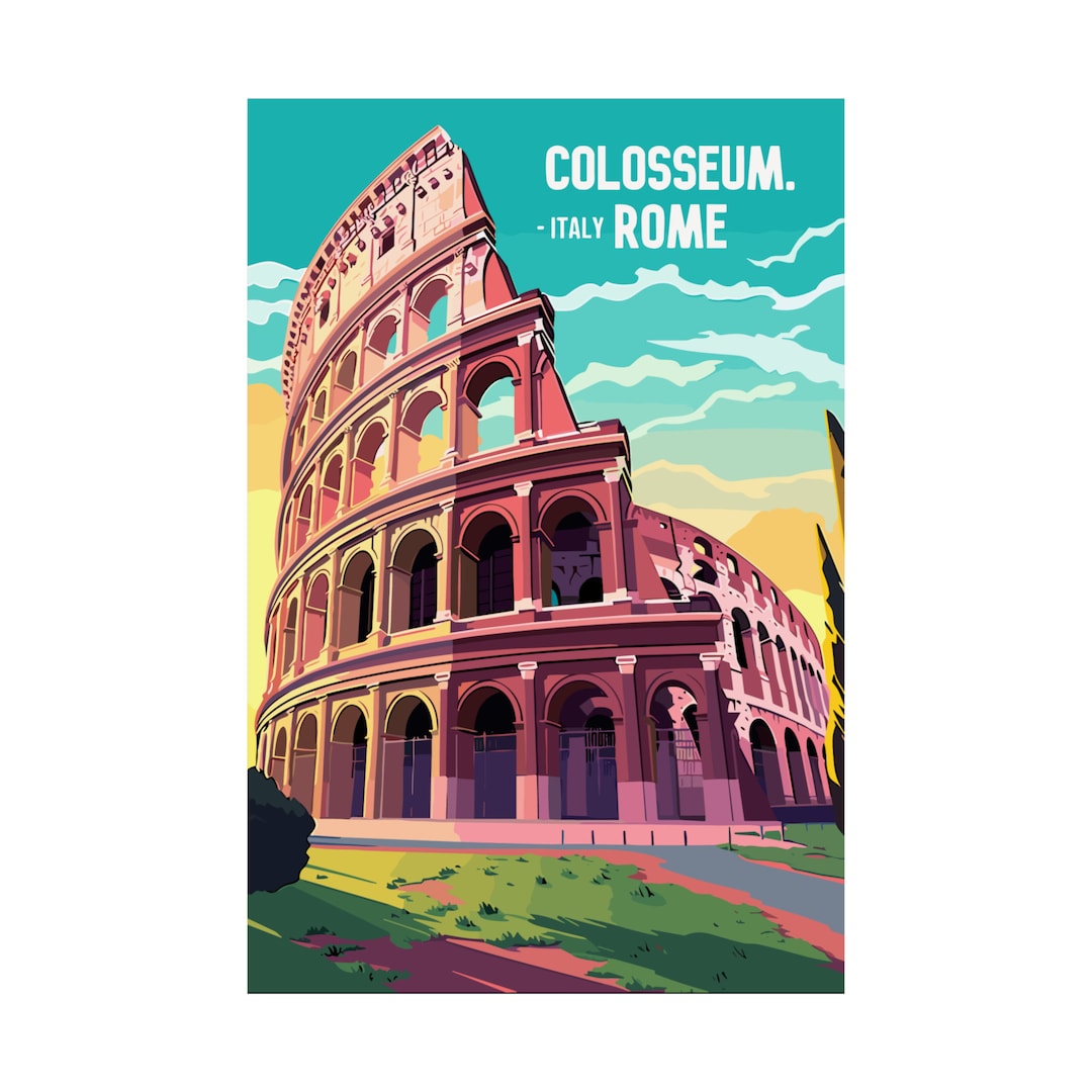 Colosseum Aesthetic Poster - Etsy