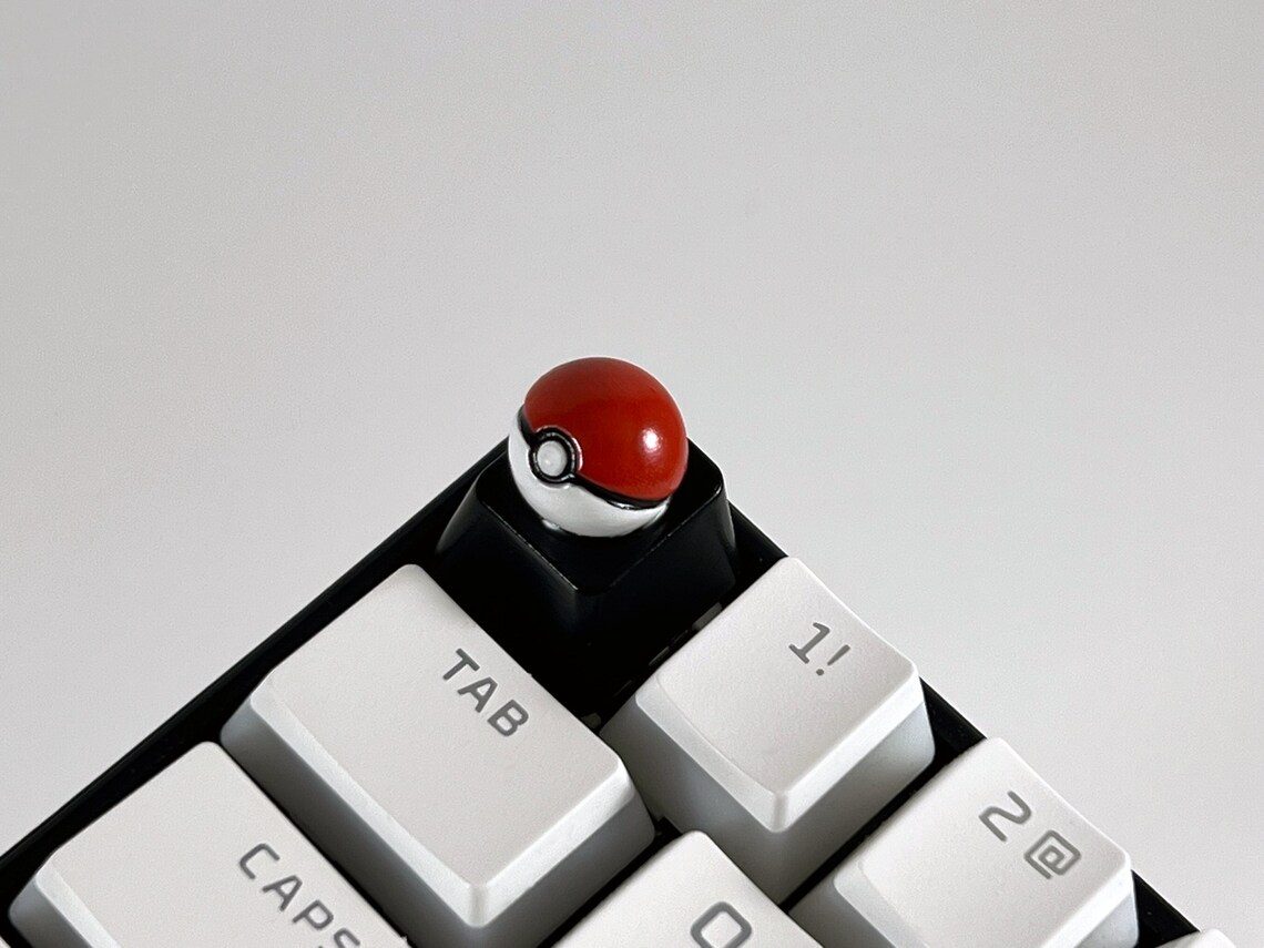 Poke Ball Keycap - Etsy