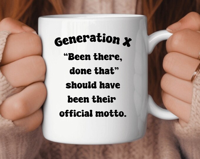 Funny Cool Coat of Arms Crest Generation X Gen X the Forgotten Middle ...