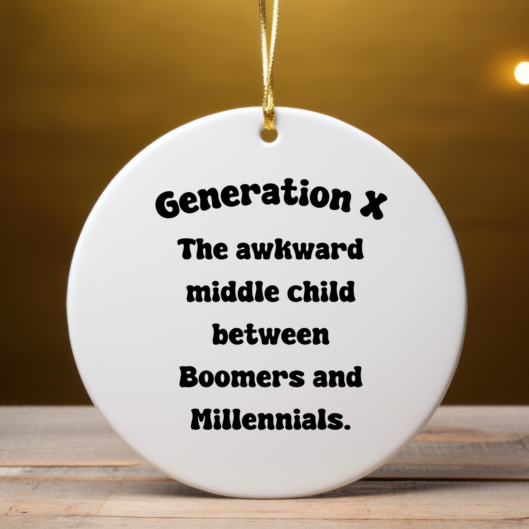 Generation X Gift, Generation X Ornament, 80s Themed Gift, 90s ...