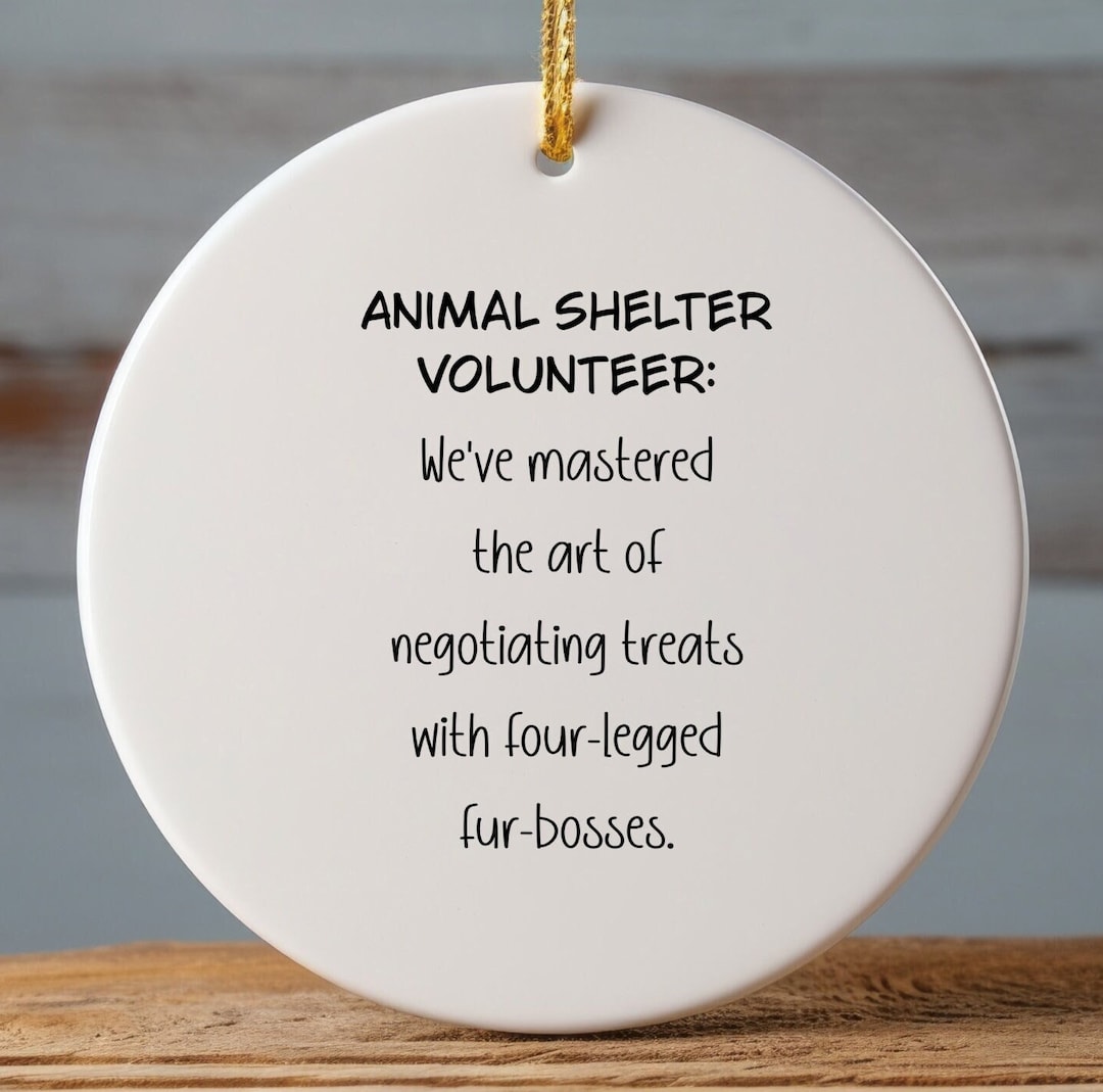 Animal Shelter Gift, Animal Adoption Gift, Shelter Worker Keepsake ...