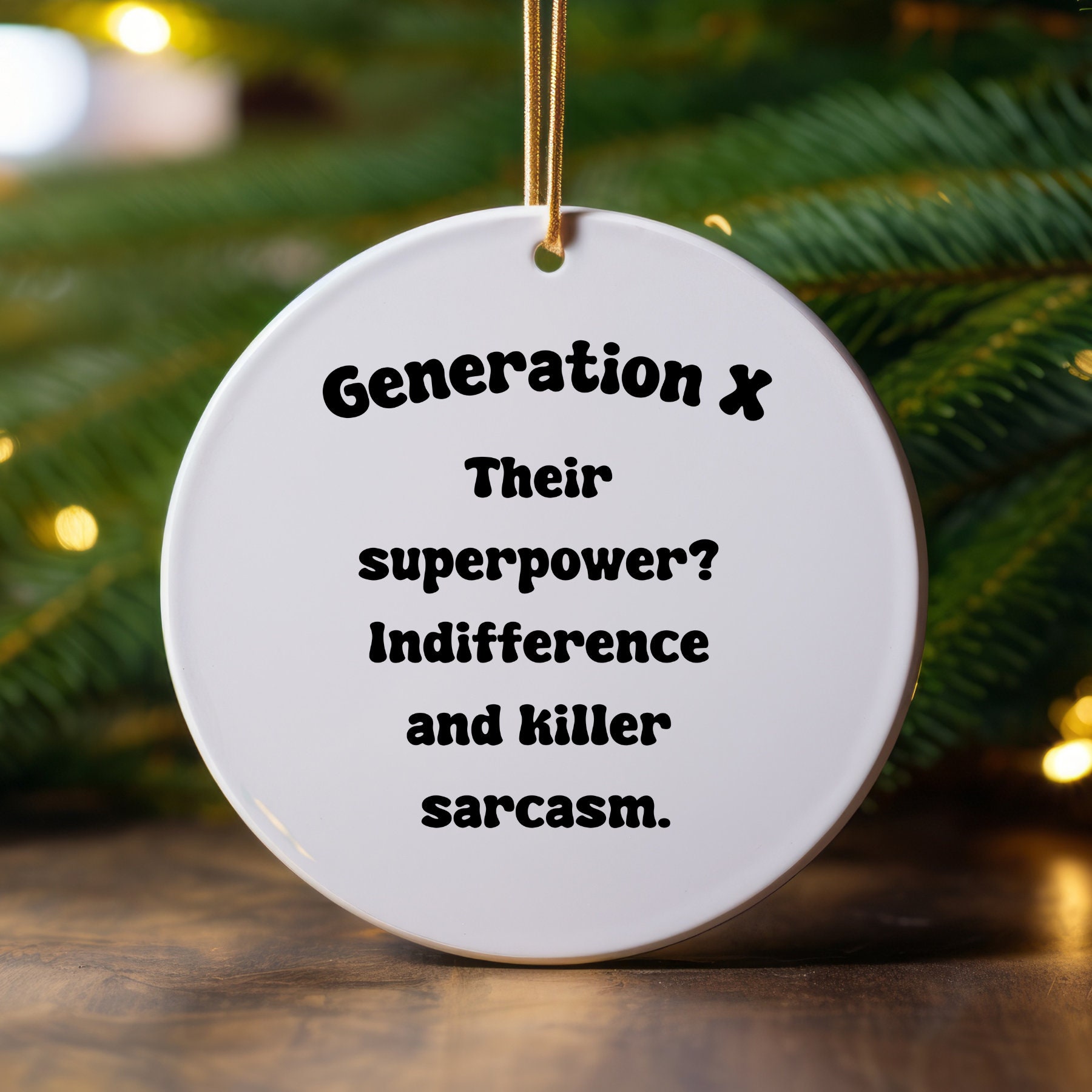 Generation X Gift, Generation X Ornament, Generation X Keepsake, 80s ...