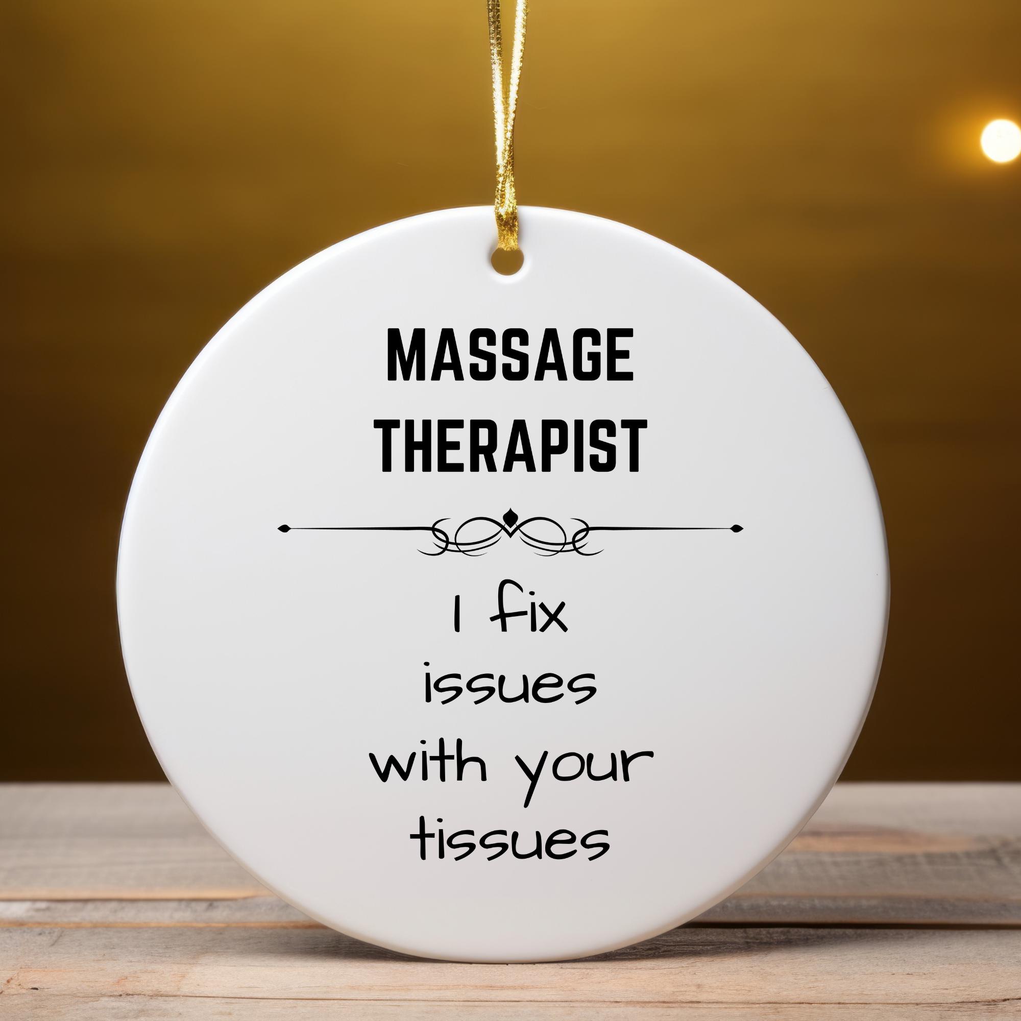 Massage Therapist Gift, Massage Therapy Ornament, Spa Gift, Masseuse ...