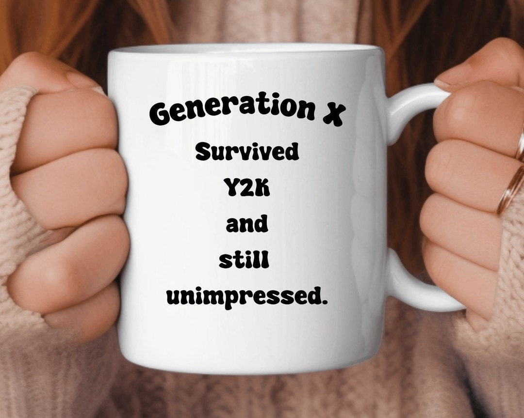 Gift for Gen X, Generation X Mug, 90s Nostalgia Gift, 80s Nostalgia ...