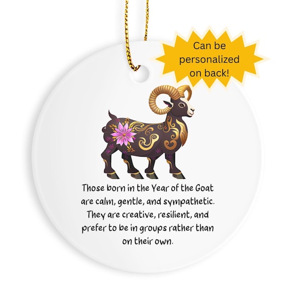 Year Of The Goat Chinese Zodiac