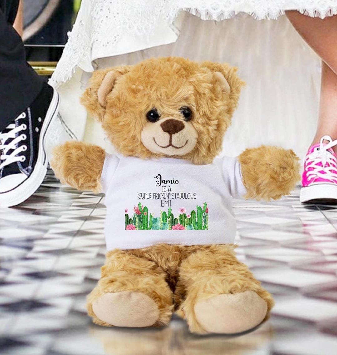 EMT Gift Best Ever Bear, EMT Teddy Bear, Emergency Medical Technician ...