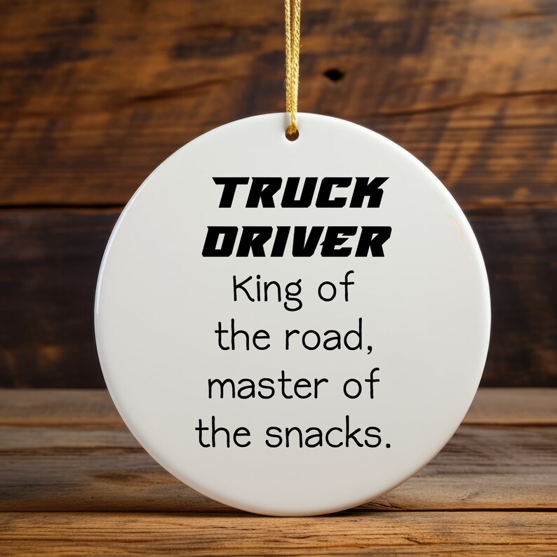 Trucker Gifts for Truck Driver, Semi-trailer Truck Driver, Truck Driver ...