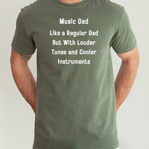 Music Dad, Music Shirt, Music Gifts for Dad, Music Lover Gift ...