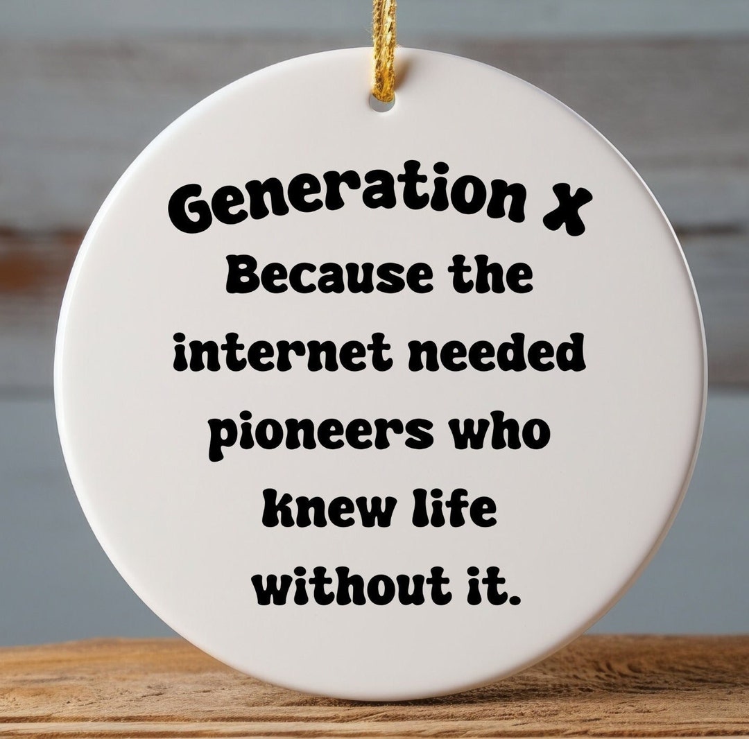 Gen X Gift, 80s Nostalgia Gift, Generation X Gift, Cool Gen X Gift ...
