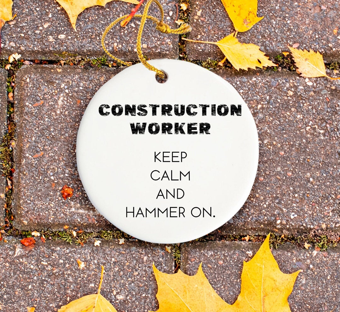 Construction Worker Gift, Builder Keepsake, Gift for Construction ...