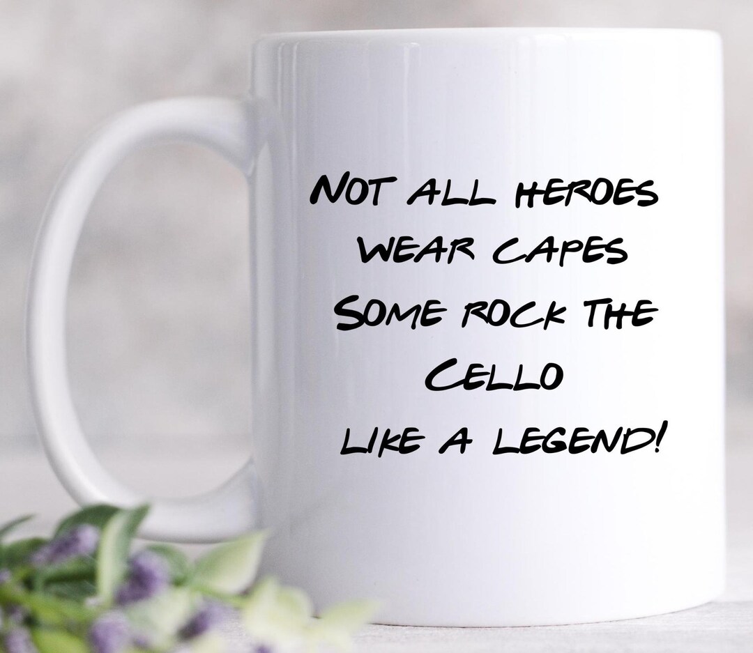 Cello Coffee Mug, Gifts for Musicians, Music Gift, Music Lover Gift ...