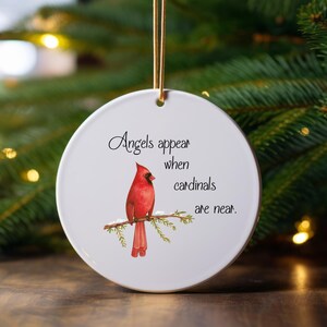 In Memory Of, in Loving Memory, Cardinal Memorial Ornament, Cardinal ...