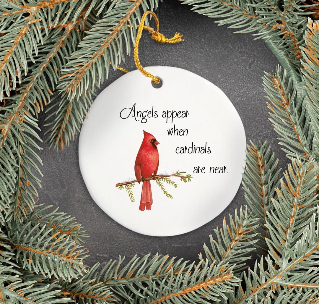 In Memory Of, in Loving Memory, Cardinal Memorial Ornament, Cardinal ...