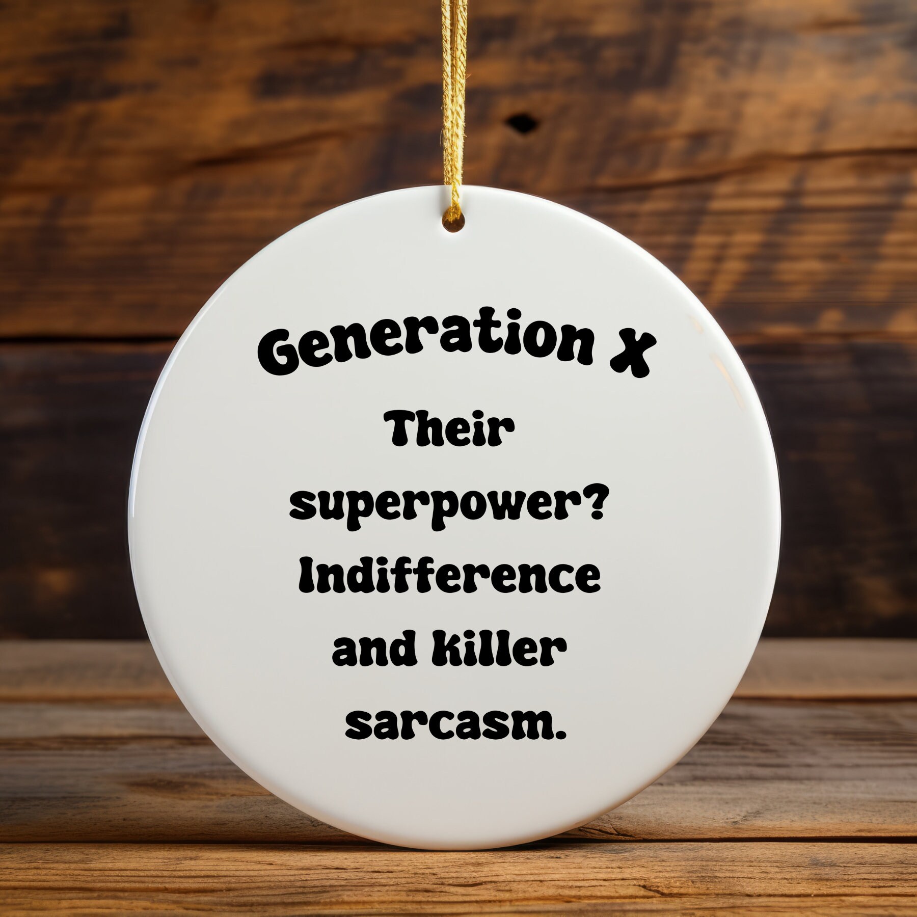Generation X Gift Generation X Ornament Generation X - Etsy