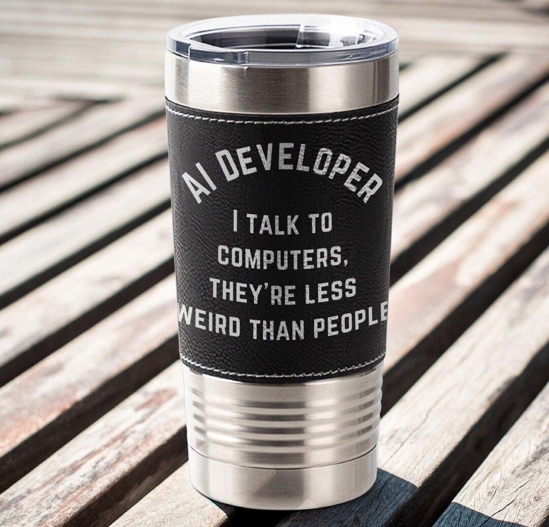 AI Developer Gift, AI Developer Tumbler, Programmer Gift, Software ...