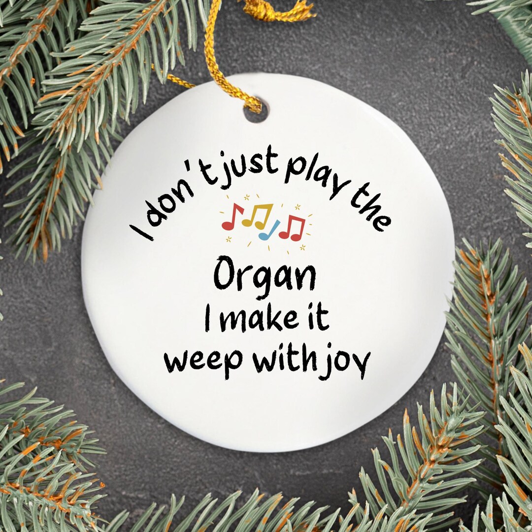Organ Ornament, Gift for Organ Player, Music Lover Gift, Music Gift ...