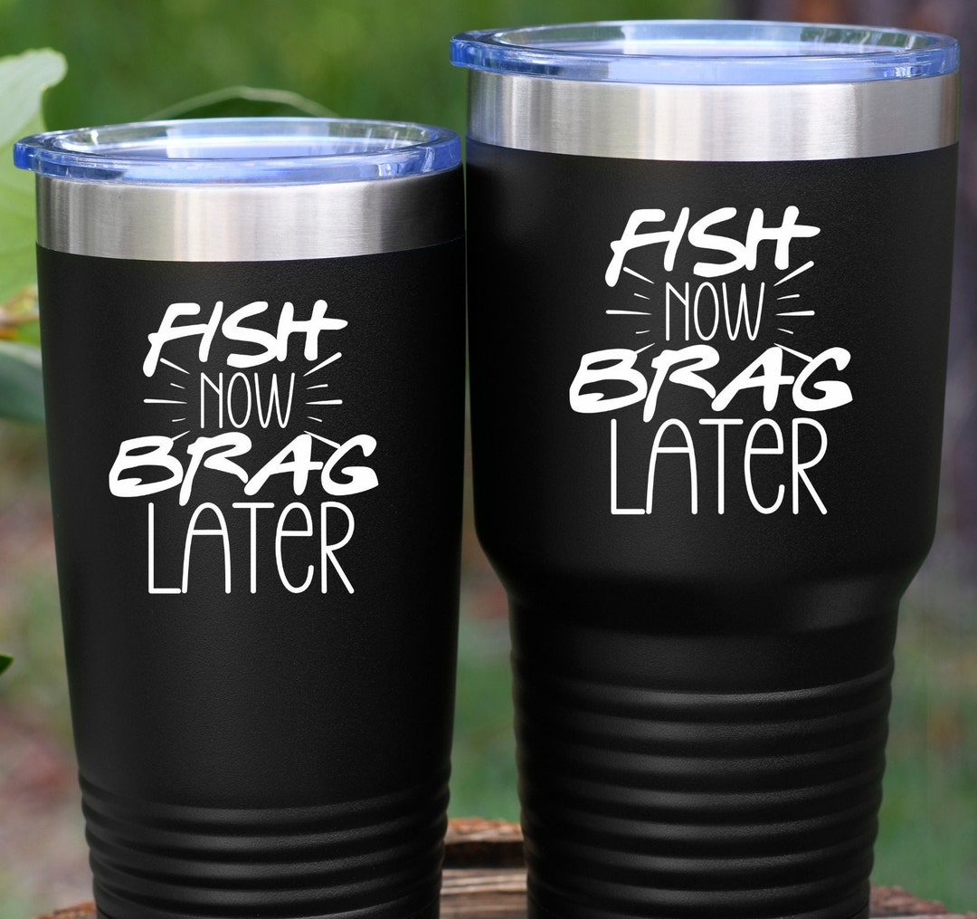 Fishing Mug, Fishing Travel Mug, Fishing Mug for A Man, Fly Fishing ...