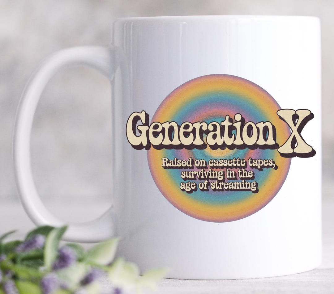 Generation X Mug, Generation X Gift, 80s Nostalgia Gift, Gen X Era Mug ...