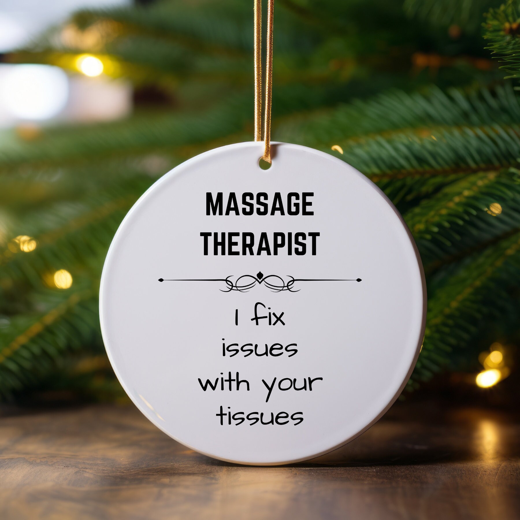 Massage Therapist Gift, Massage Therapy Ornament, Spa Gift, Masseuse ...