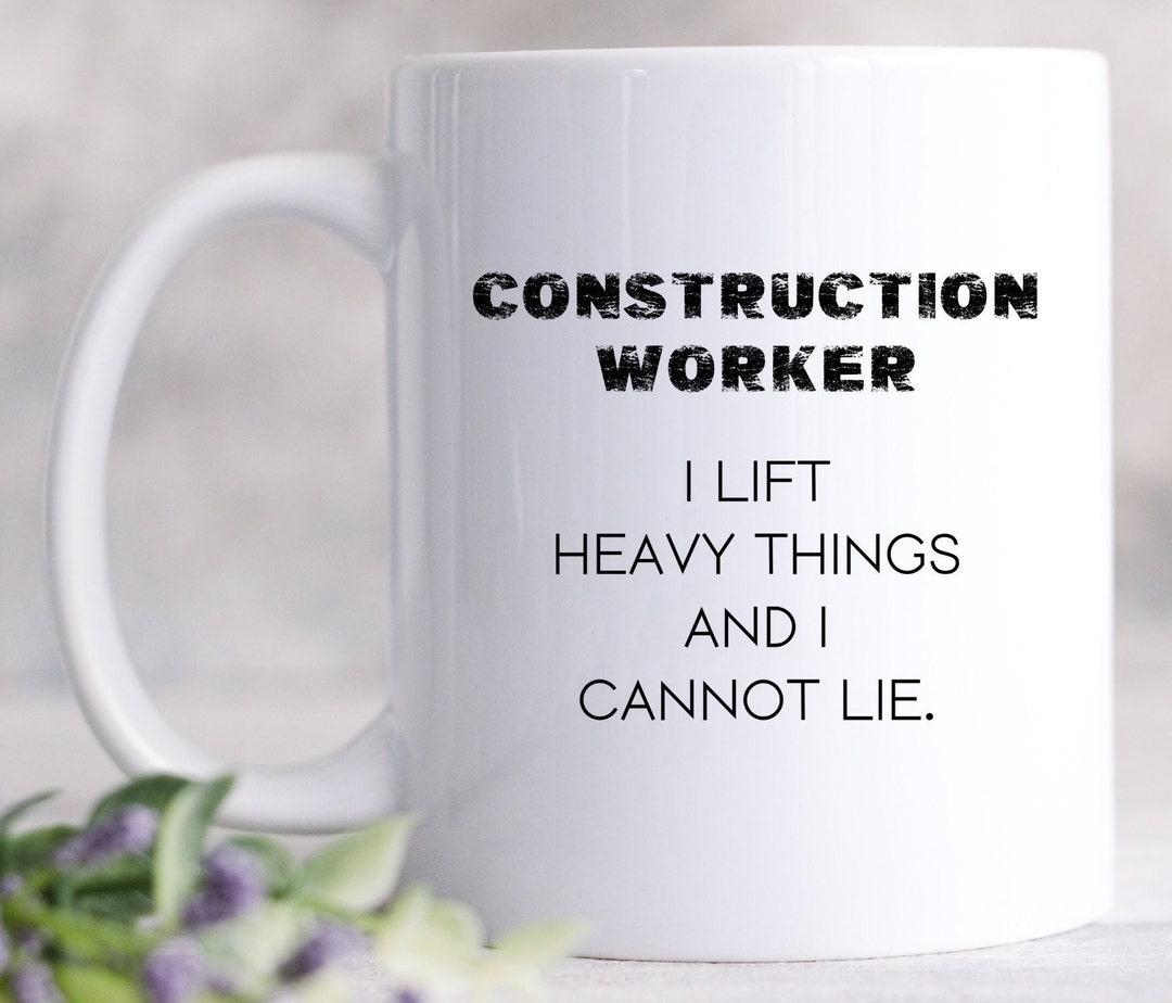 Construction Worker Gift, Gift for Construction Worker, Builder Coffee ...