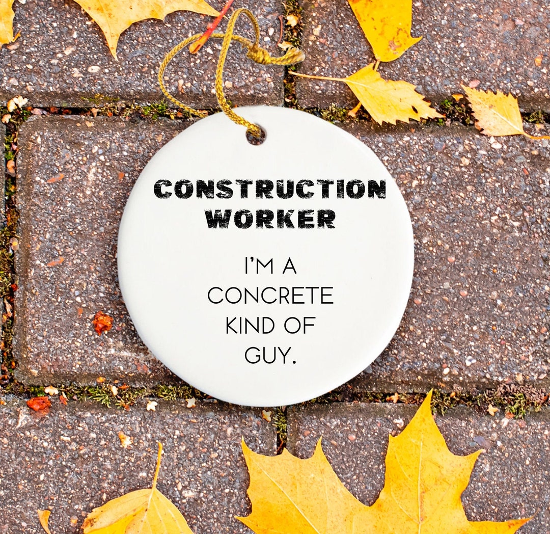 Construction Worker Gift, Construction Gift, Builder Keepsake, Gift for ...