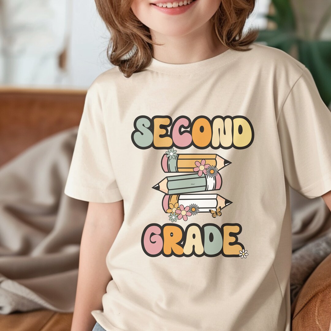 Second Grade Shirt, Back to School Shirt, School Shirt for Kids, Hello ...