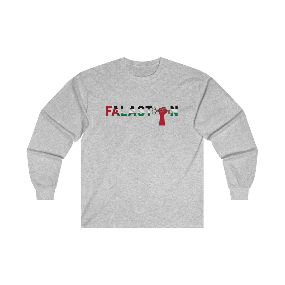 Falasteen - Key - Flag - Hand - Ultra Cotton Long Sleeve Tee - Etsy