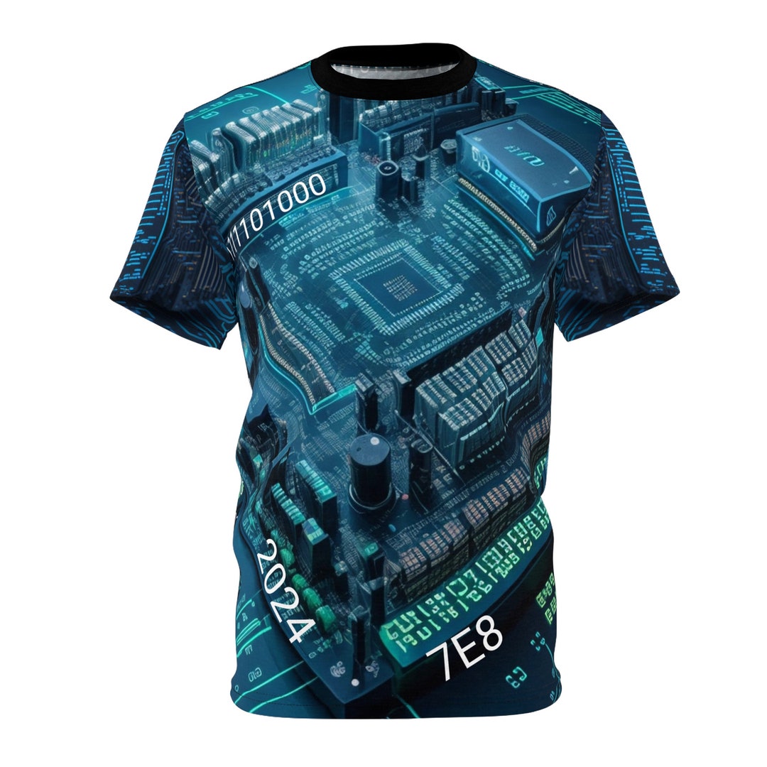 Circuit Board T-shirt - Etsy