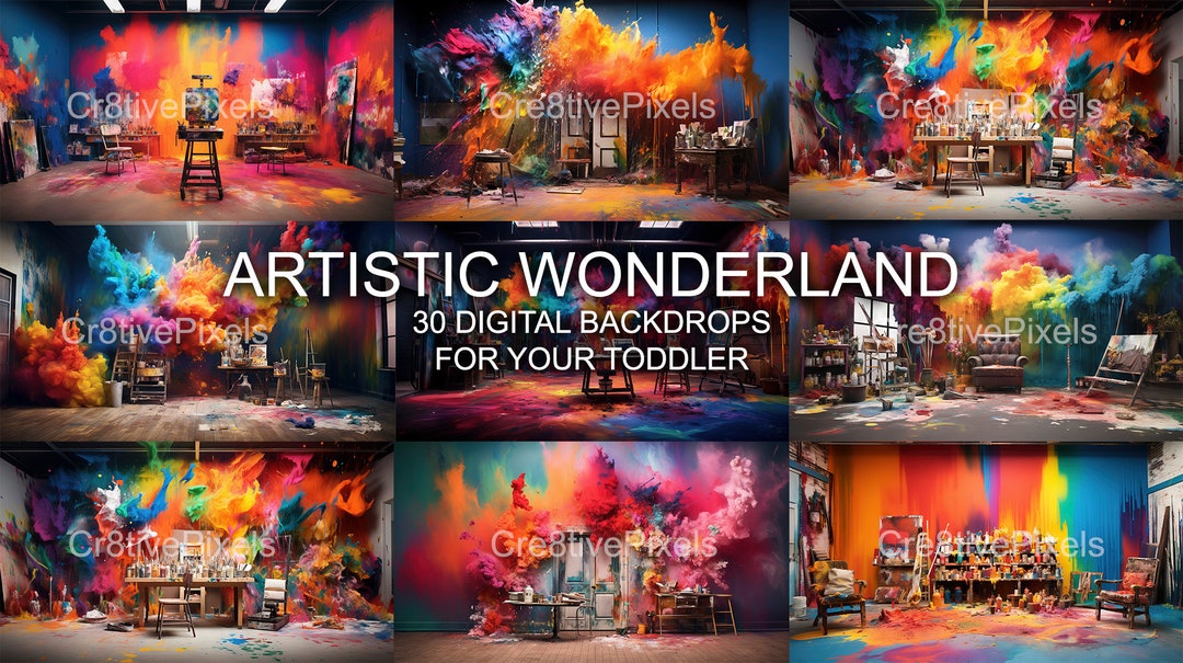 Artist Digital Portraits Backdrops, Studio Backdrops for Photographers ...