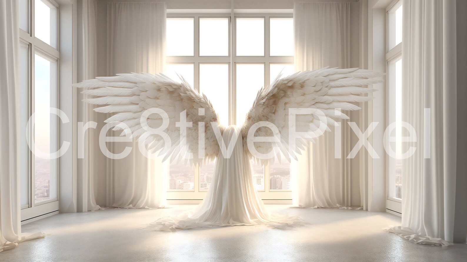 Angel Wings Digital Portrait Backdrops, Backdrop for Photographers ...